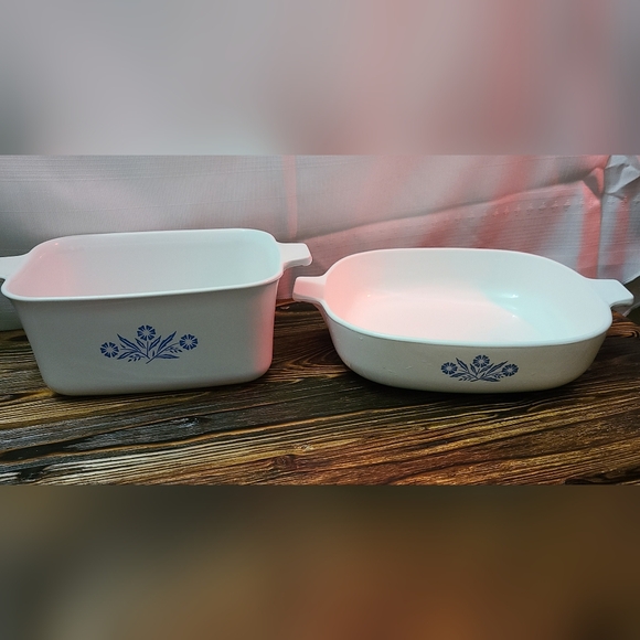 Corningware | Kitchen | Vintage Corning Ware Blue Cornflower Baking ...